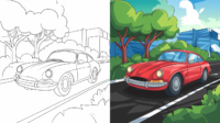 Car Coloring Pages (30+ Free Printable PDF)