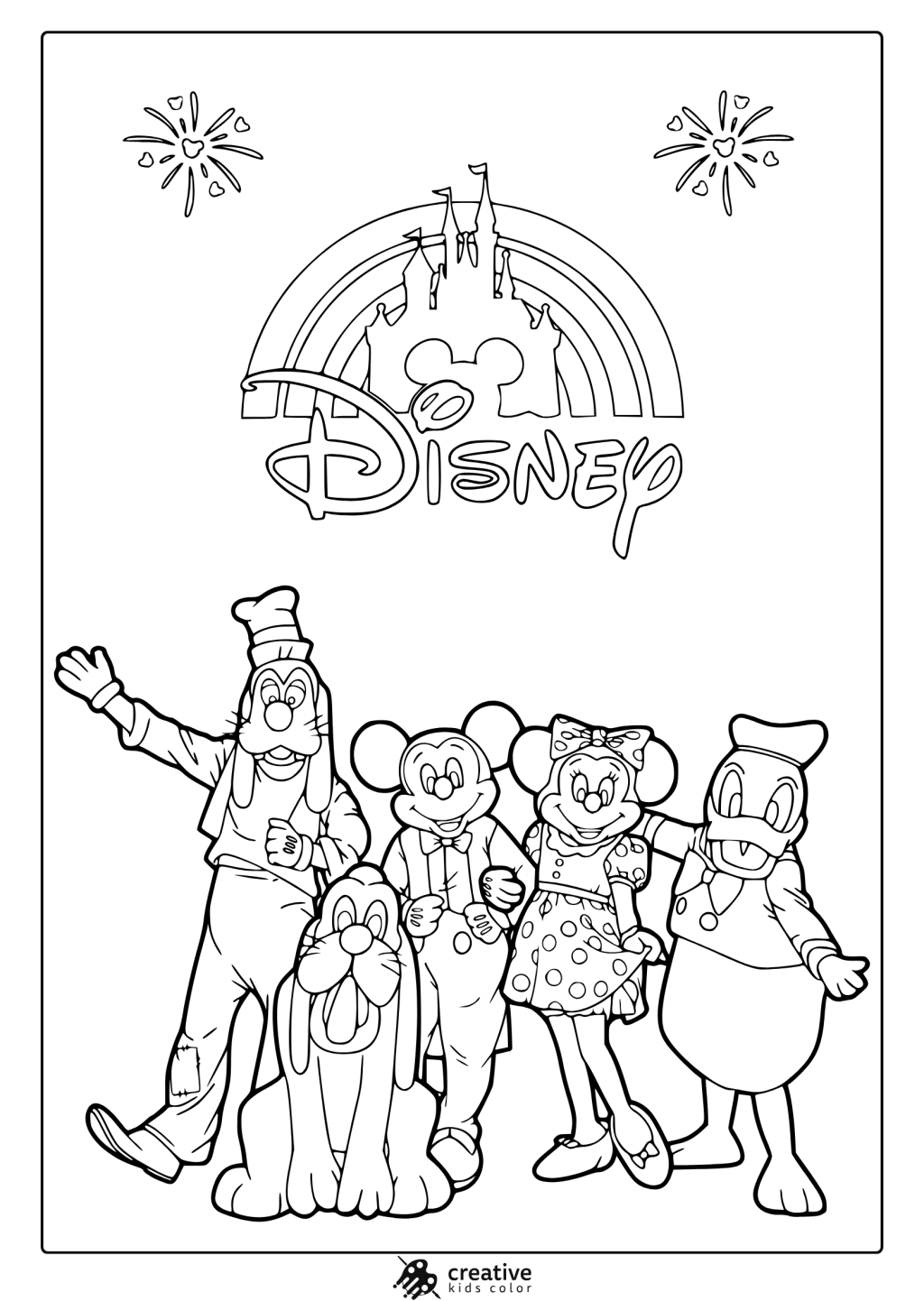 Disney Coloring Pages (55+ Free Printable PDFs)