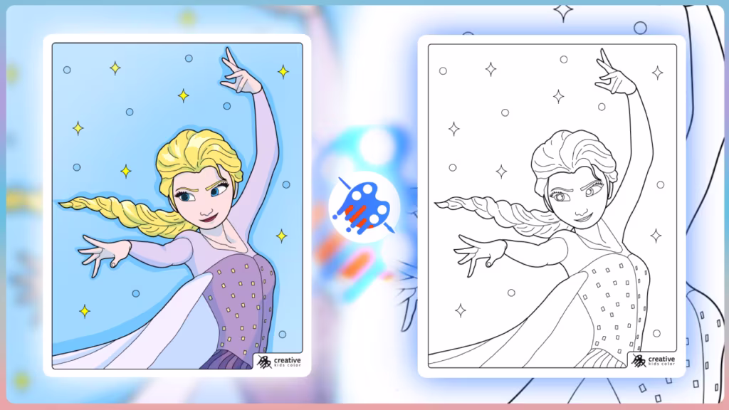 Elsa Coloring Pages (40+ Free Printable PDFs)