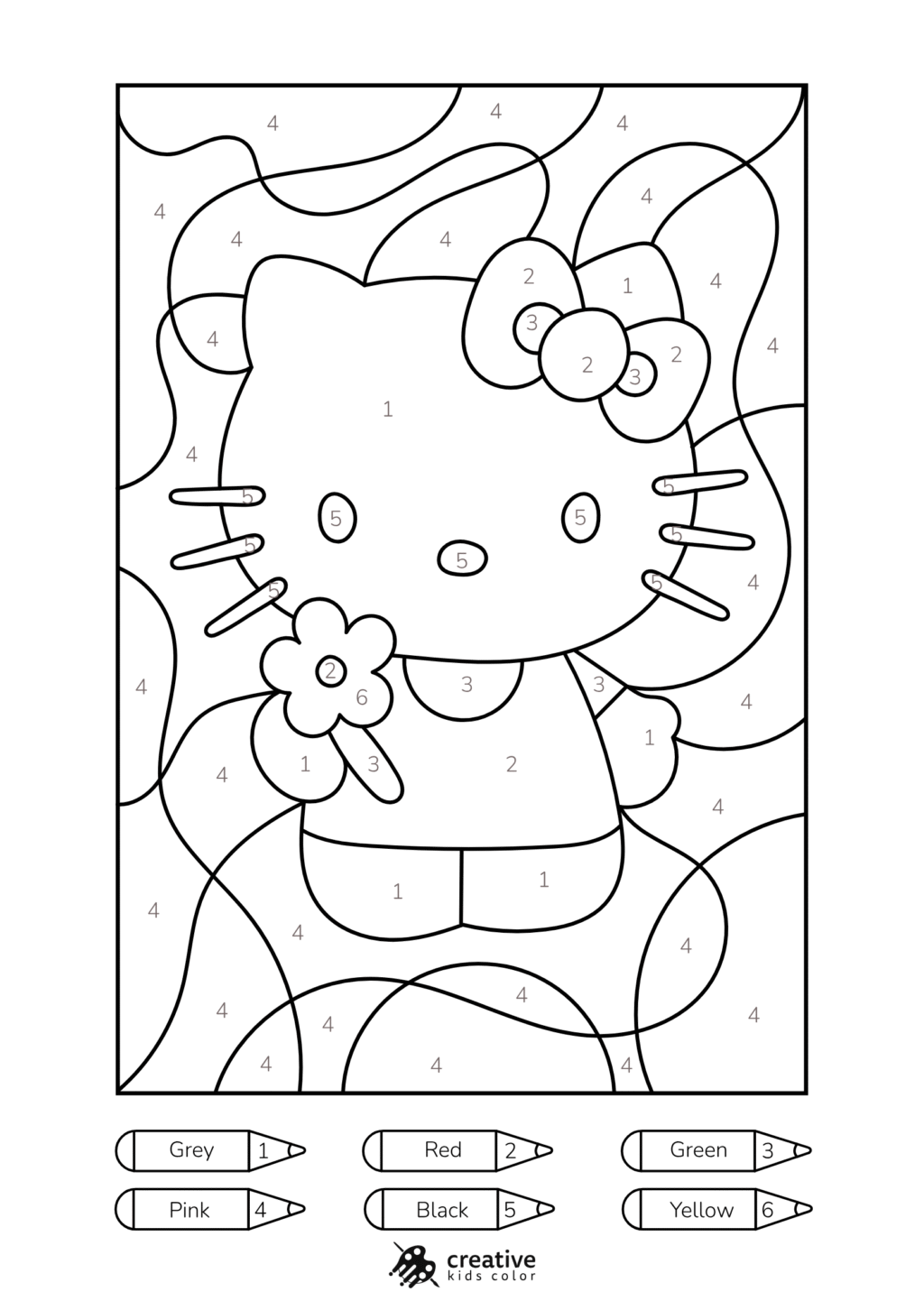 Color by Number Coloring Pages (50+ Free Printable PDFs)