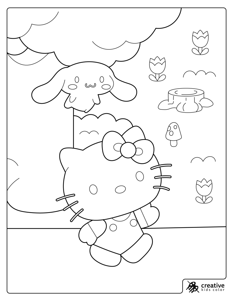 Hello Kitty Coloring Pages (65+ Free Printable PDFs)