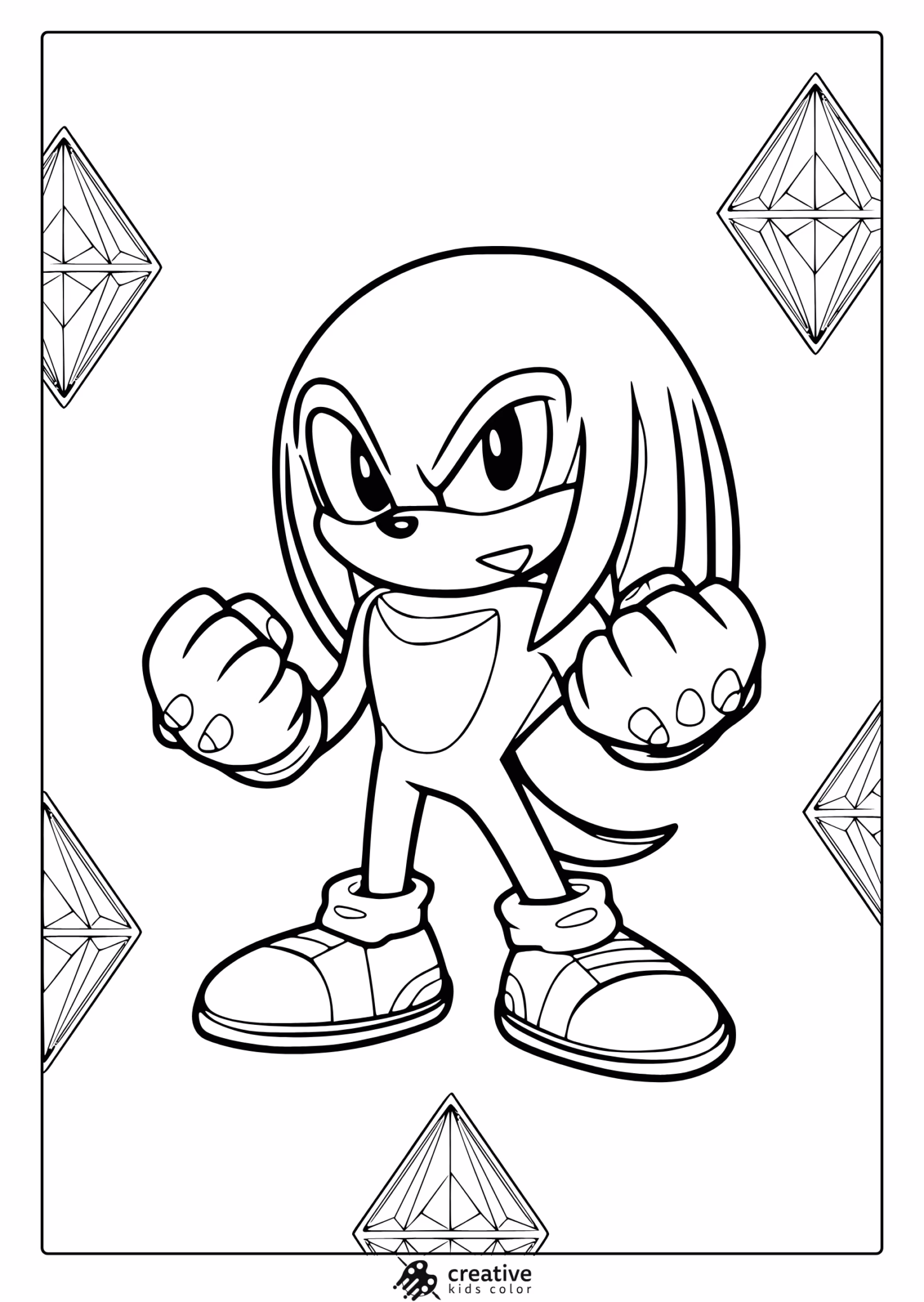 Sonic Coloring Pages (40+ Free Printable PDF)