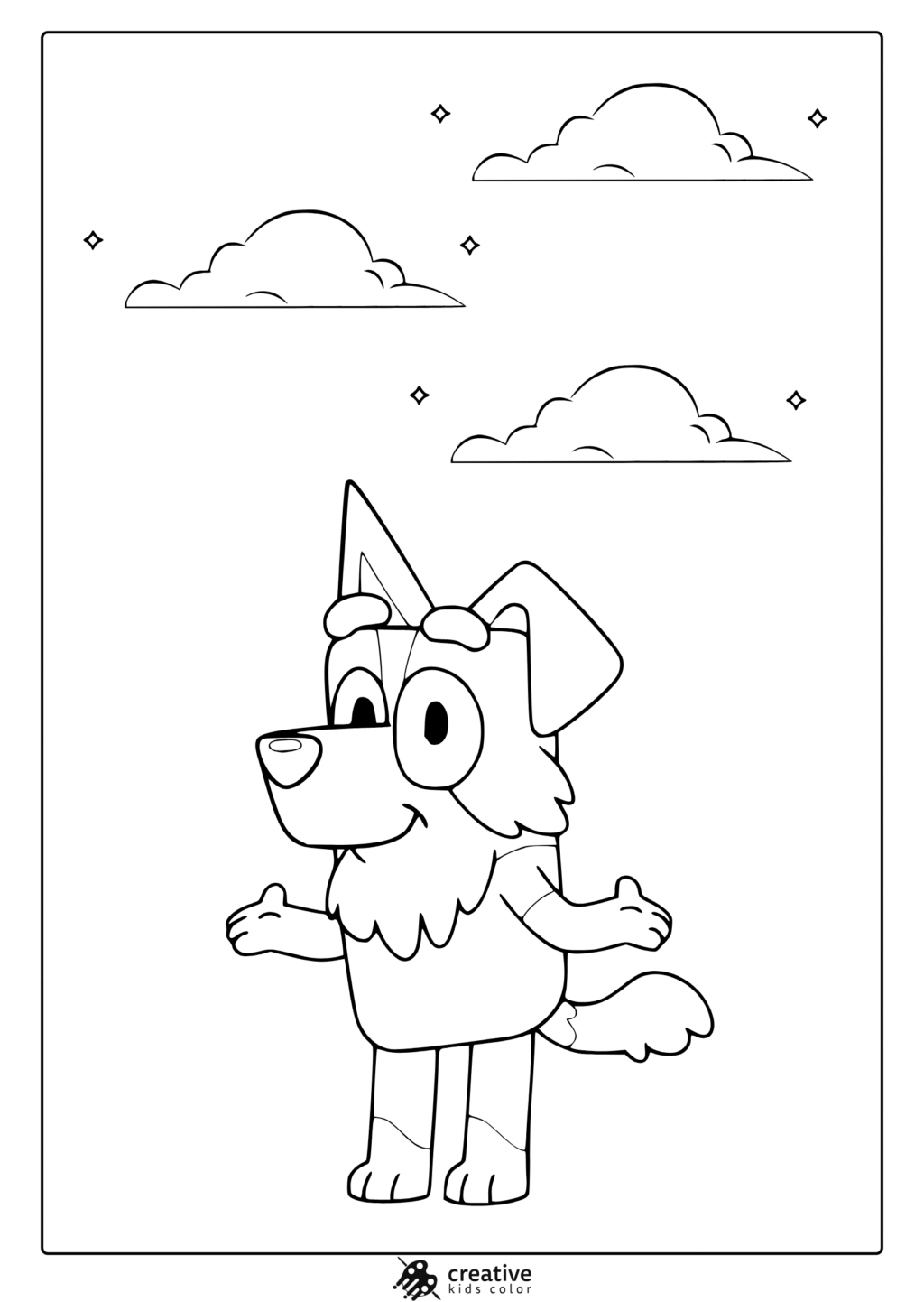 Bluey Coloring Pages (45+ Free Printable PDF) - Coloring Feel
