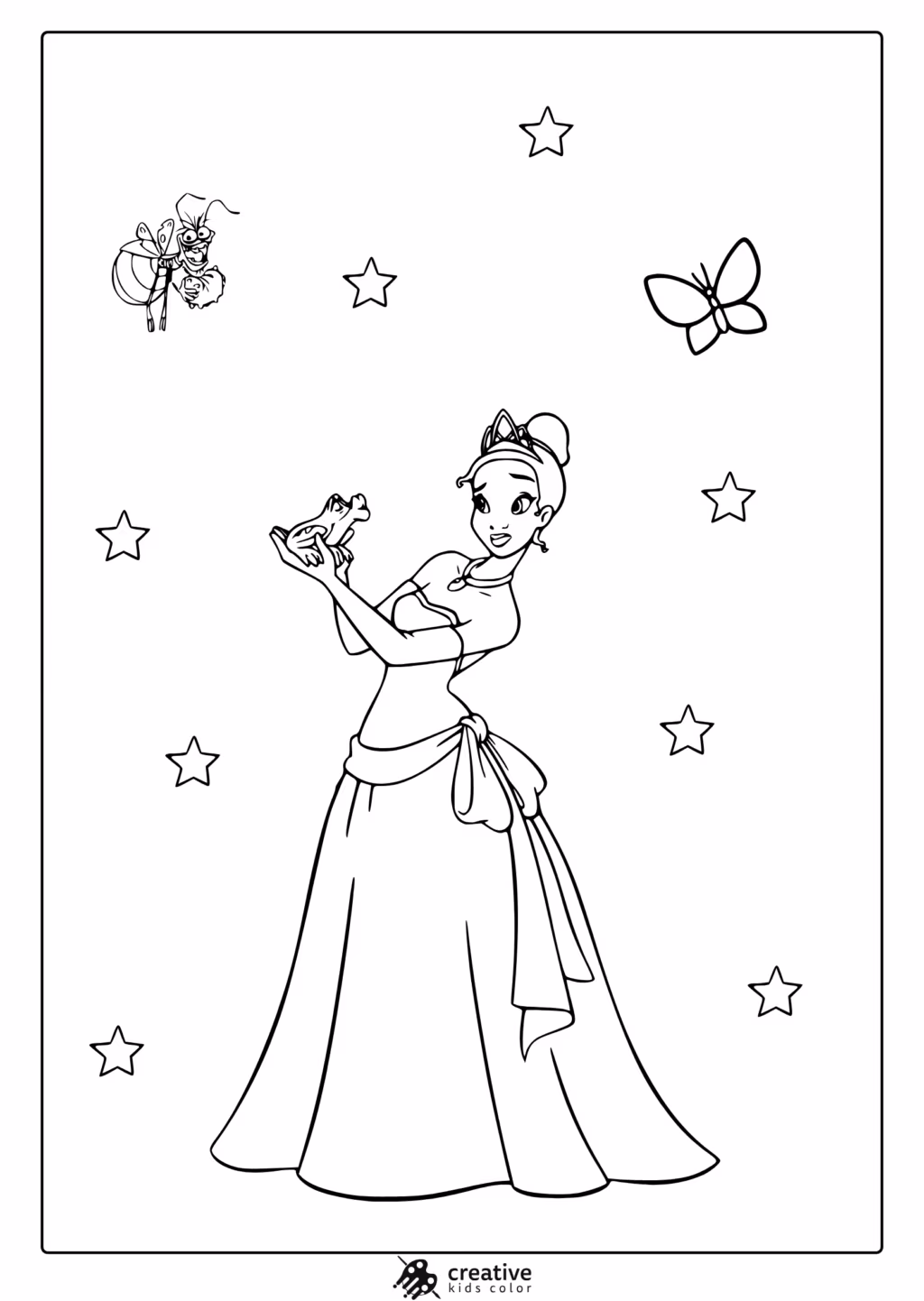 Princess Coloring Pages (25+ Free Printable PDFs)