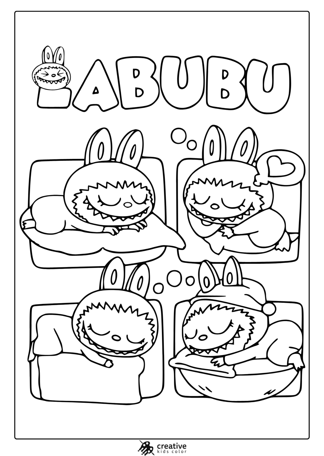 Labubu Coloring Pages (20+ Free Printable PDFs)