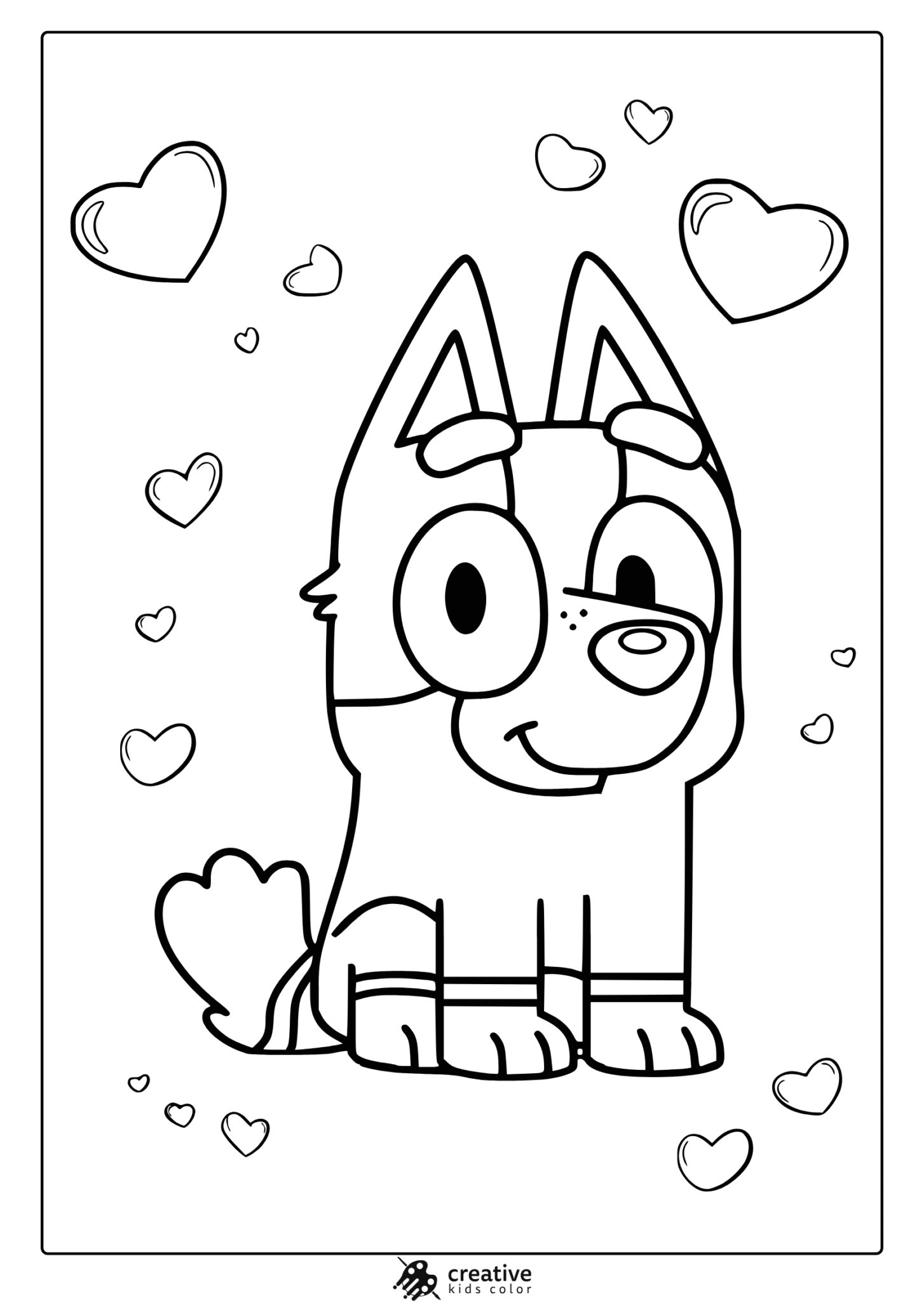 Bluey Coloring Pages (45+ Free Printable PDF)