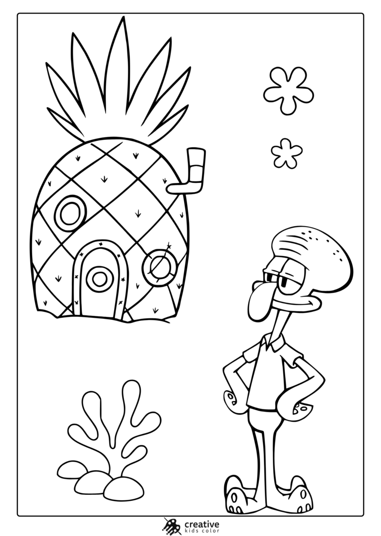 Spongebob Coloring Pages (30+ Free Printable PDF)