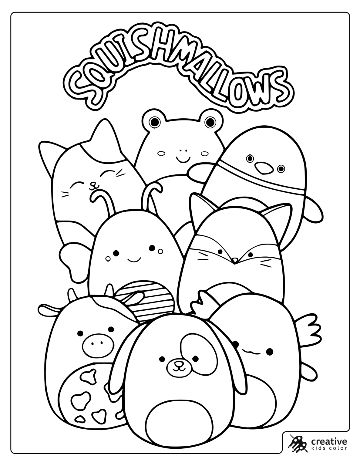 Squishmallow Coloring Pages (20+ Free Printable PDFs) - Coloring Feel