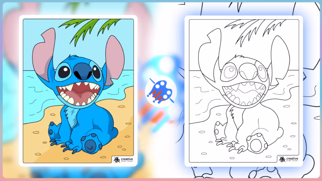 Stitch Coloring Pages (50+ Free Printable PDFs)