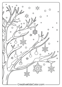 Winter Coloring Pages | 20+ Free Printable PDF