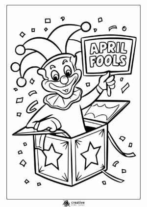 April Coloring Pages (Free & Fun Spring Printables)