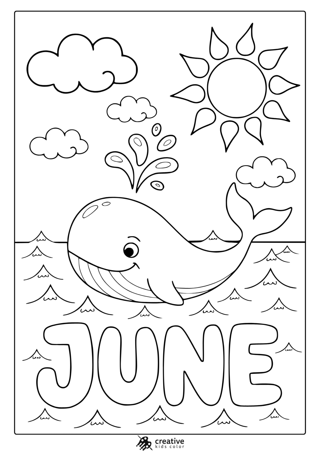 June Coloring Pages (Free Printable Seasonal PDFs)