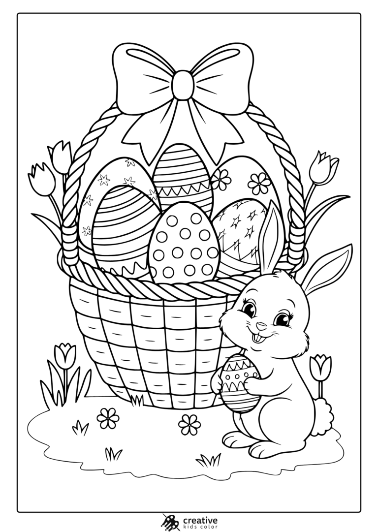 30+ Easter Coloring Pages (Free Printable PDFs)