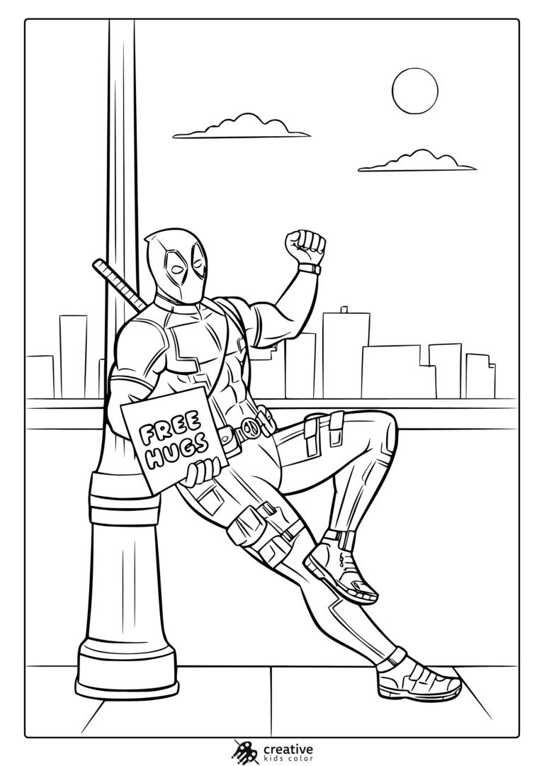 Deadpool Coloring Pages (15+ Free Printable PDFs)