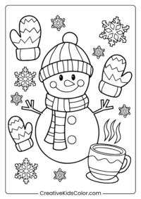 January Coloring Pages (Free & Fun Winter Printables)