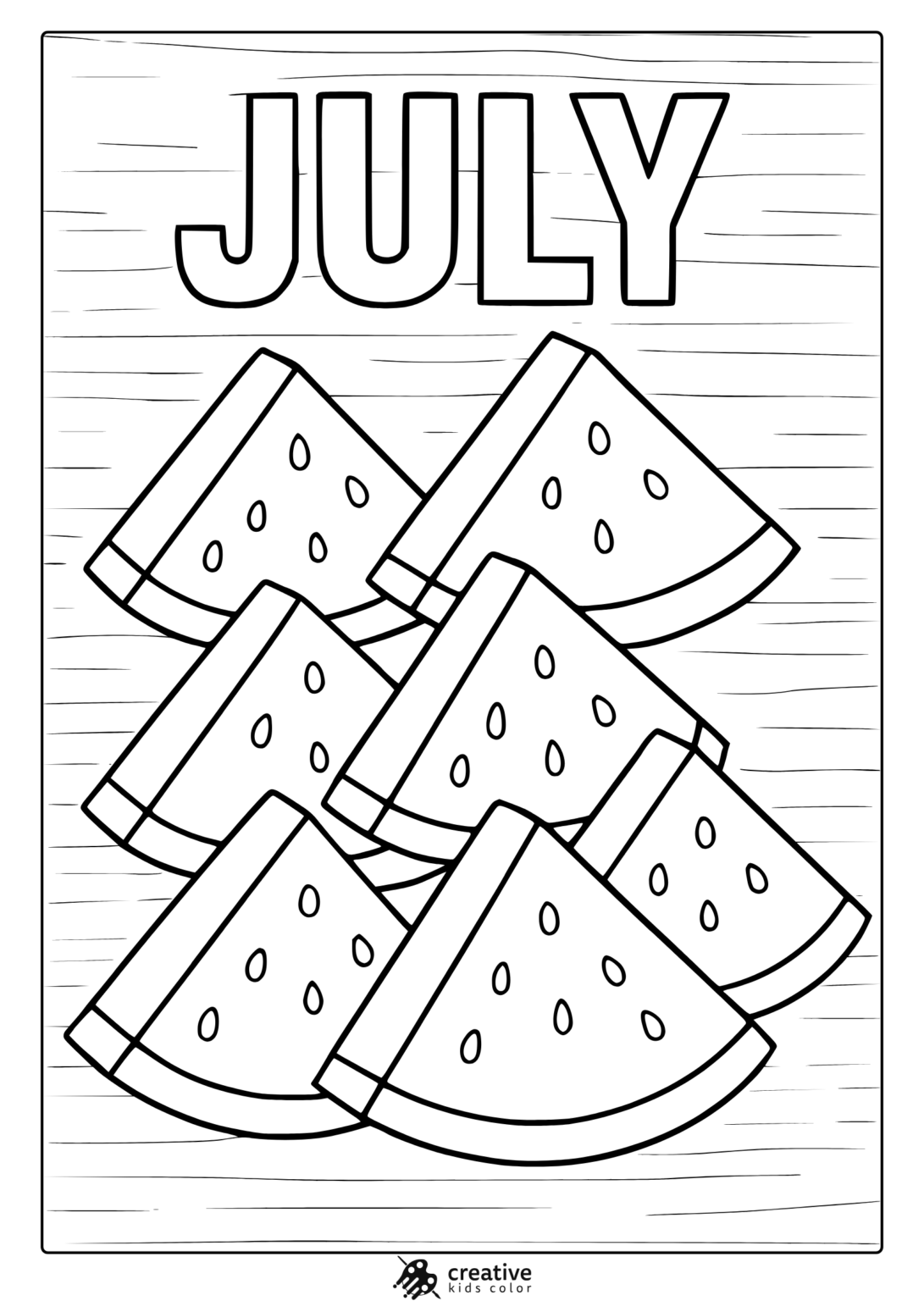 July Coloring Pages (Free & Fun Summer Printables)