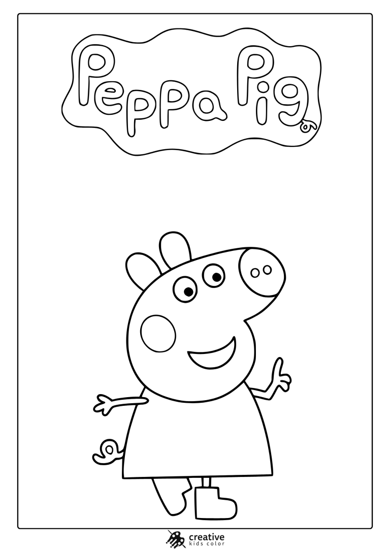 Peppa Pig Coloring Pages (15+ Free Printable PDFs)