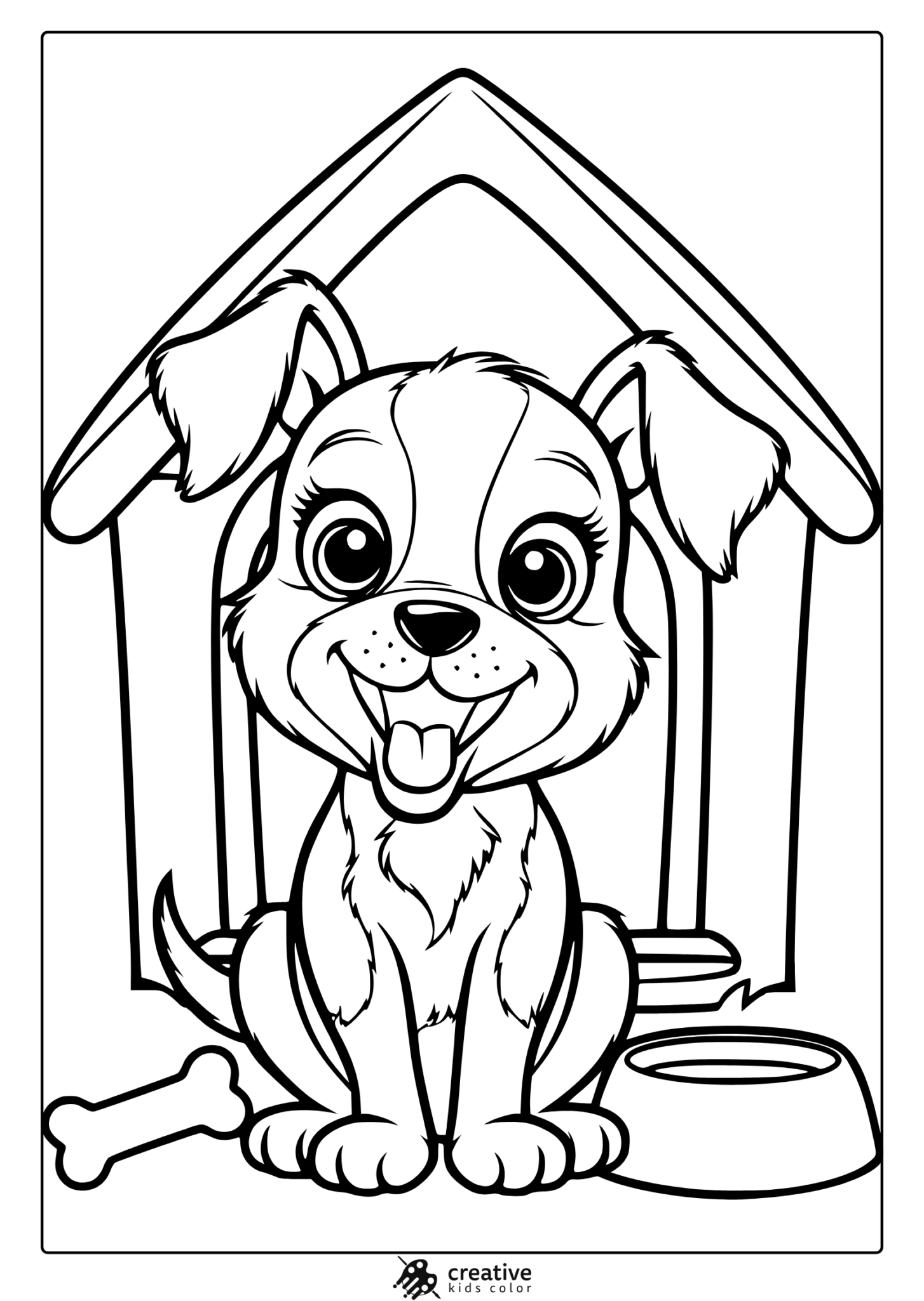 Puppy Coloring Pages (25+ Free Printable PDFs)