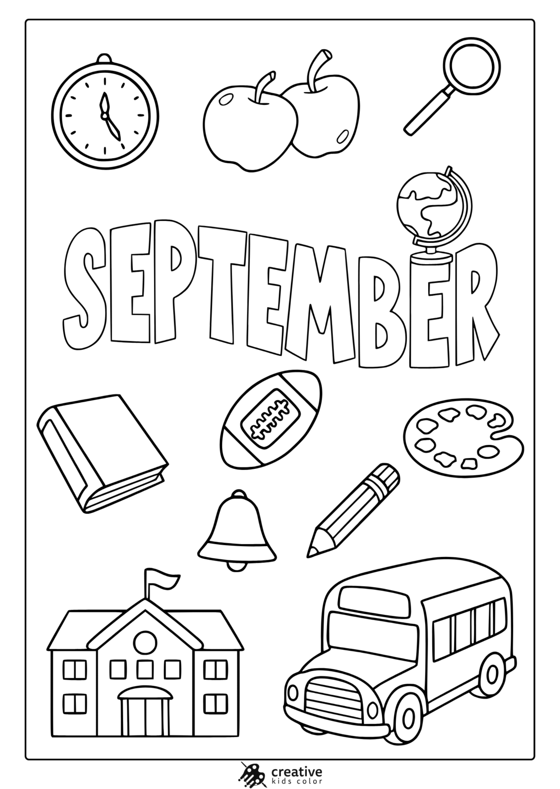 September Coloring Pages (Free Printable Seasonal PDFs)