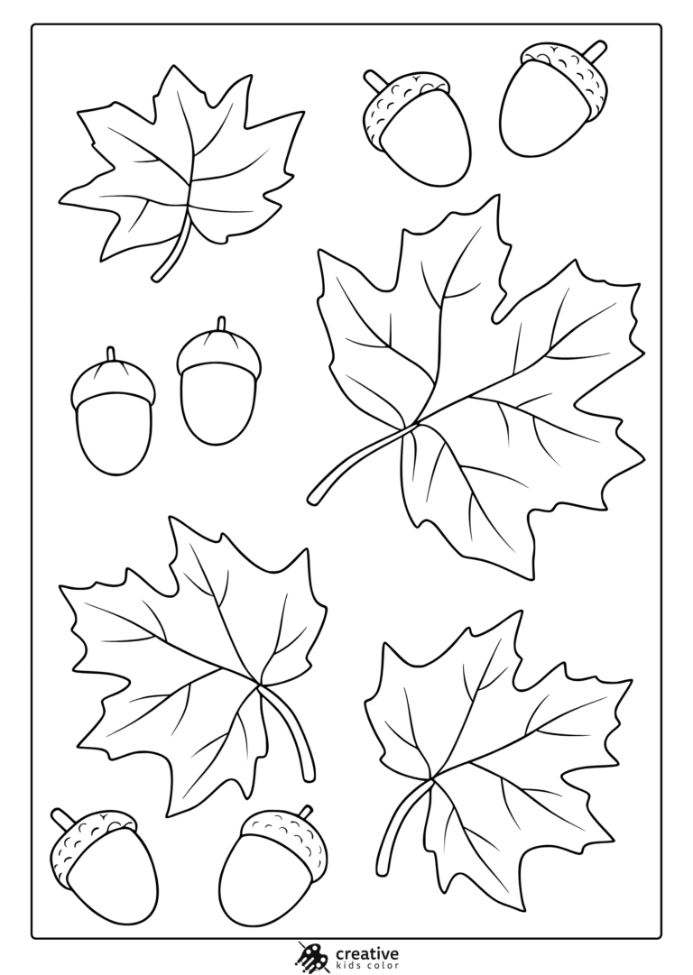 September Coloring Pages (Free & Fun Autumn Printables)
