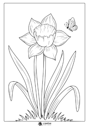 Spring Coloring Pages (Free Printable PDF)