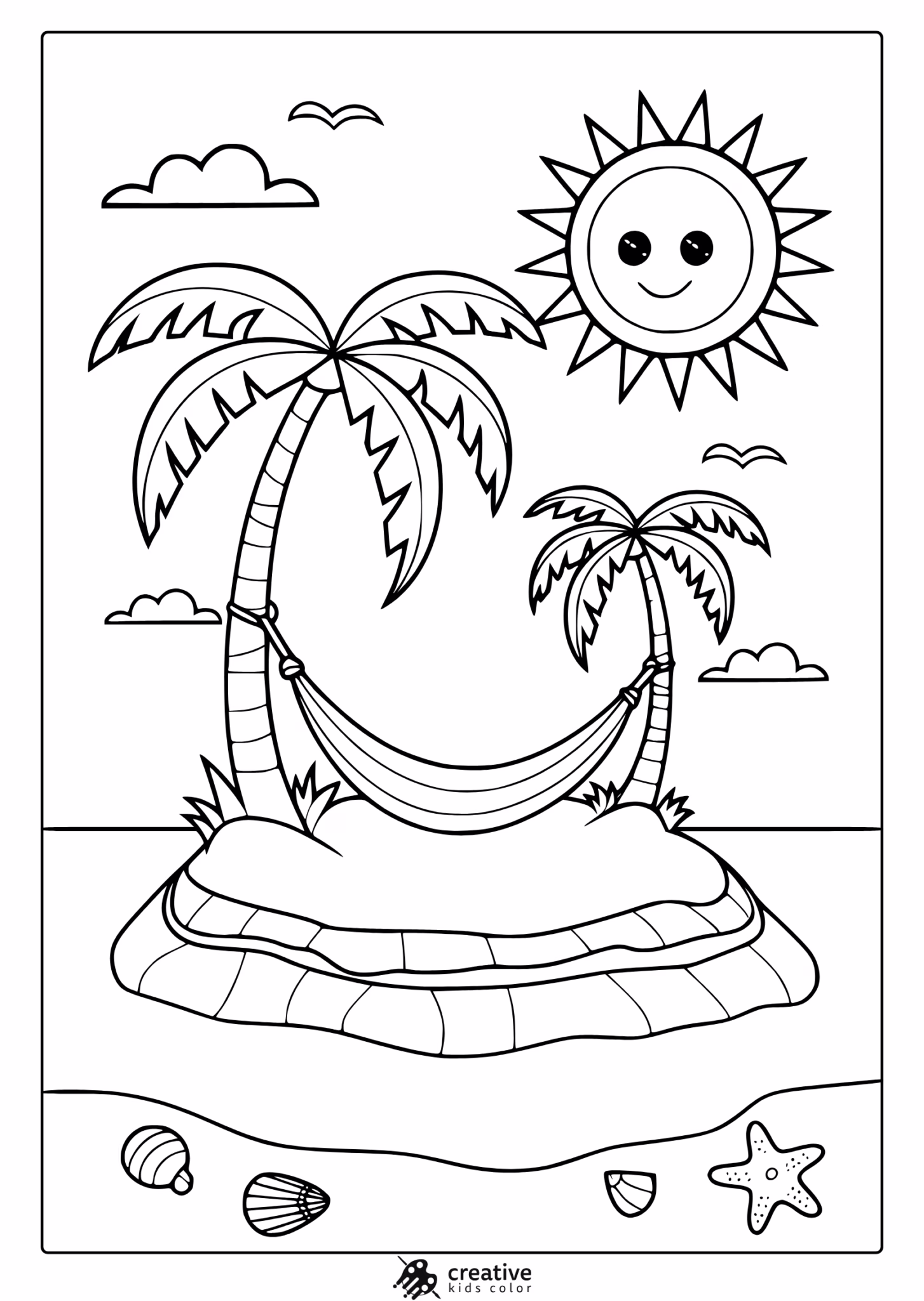 Summer Coloring Pages (20+ Free Printable PDF)