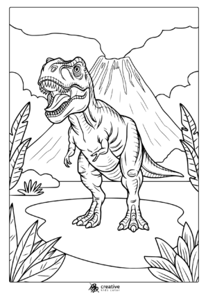Dinosaur Coloring Pages (20+ Free Printable PDF)